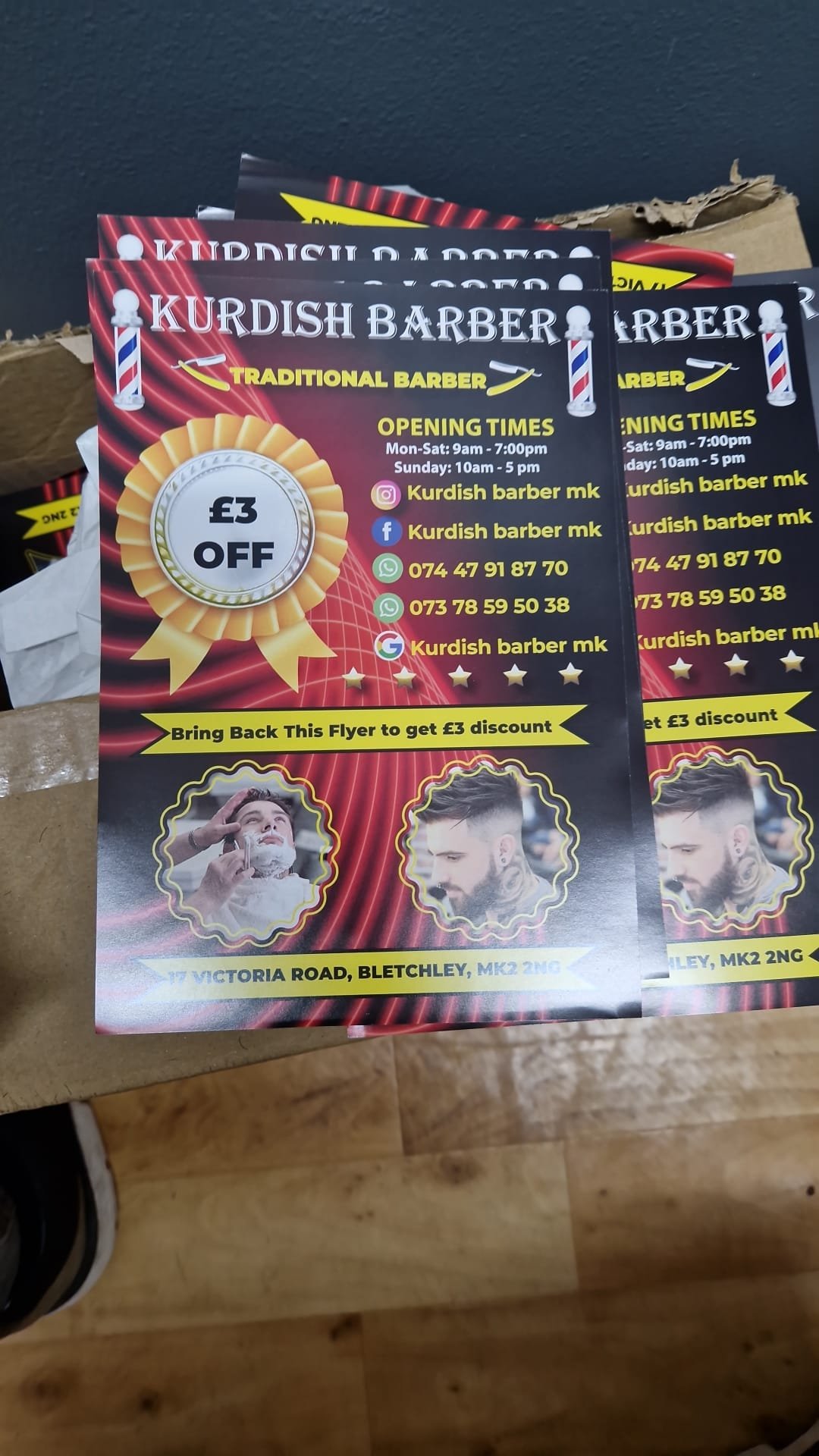 Barber Shop Flyer - Atlantic Design Print