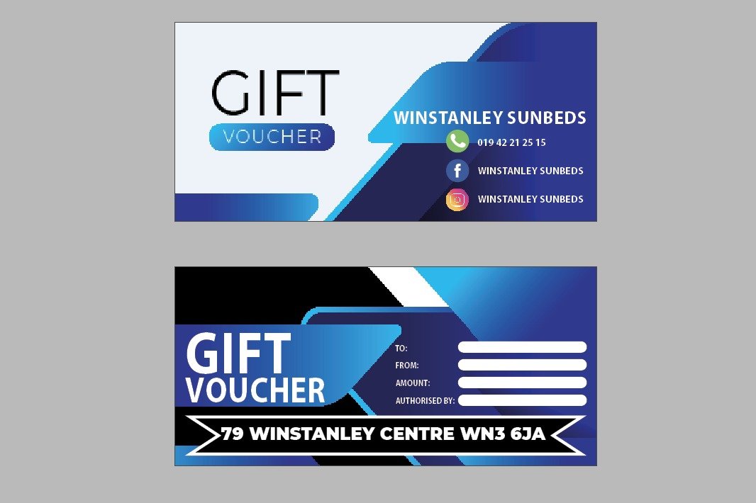Barber Shop Gift Voucher - Atlantic Design Print