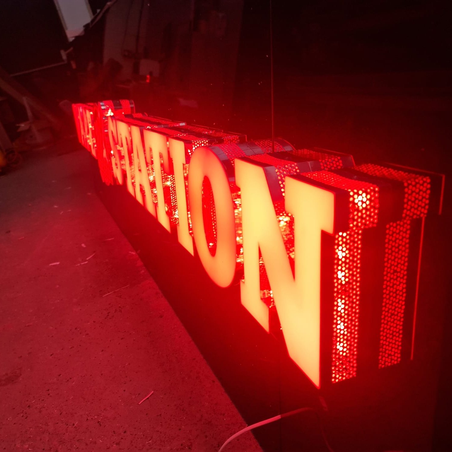 Barber Shop LED light Shop Sign - Atlantic Design Print