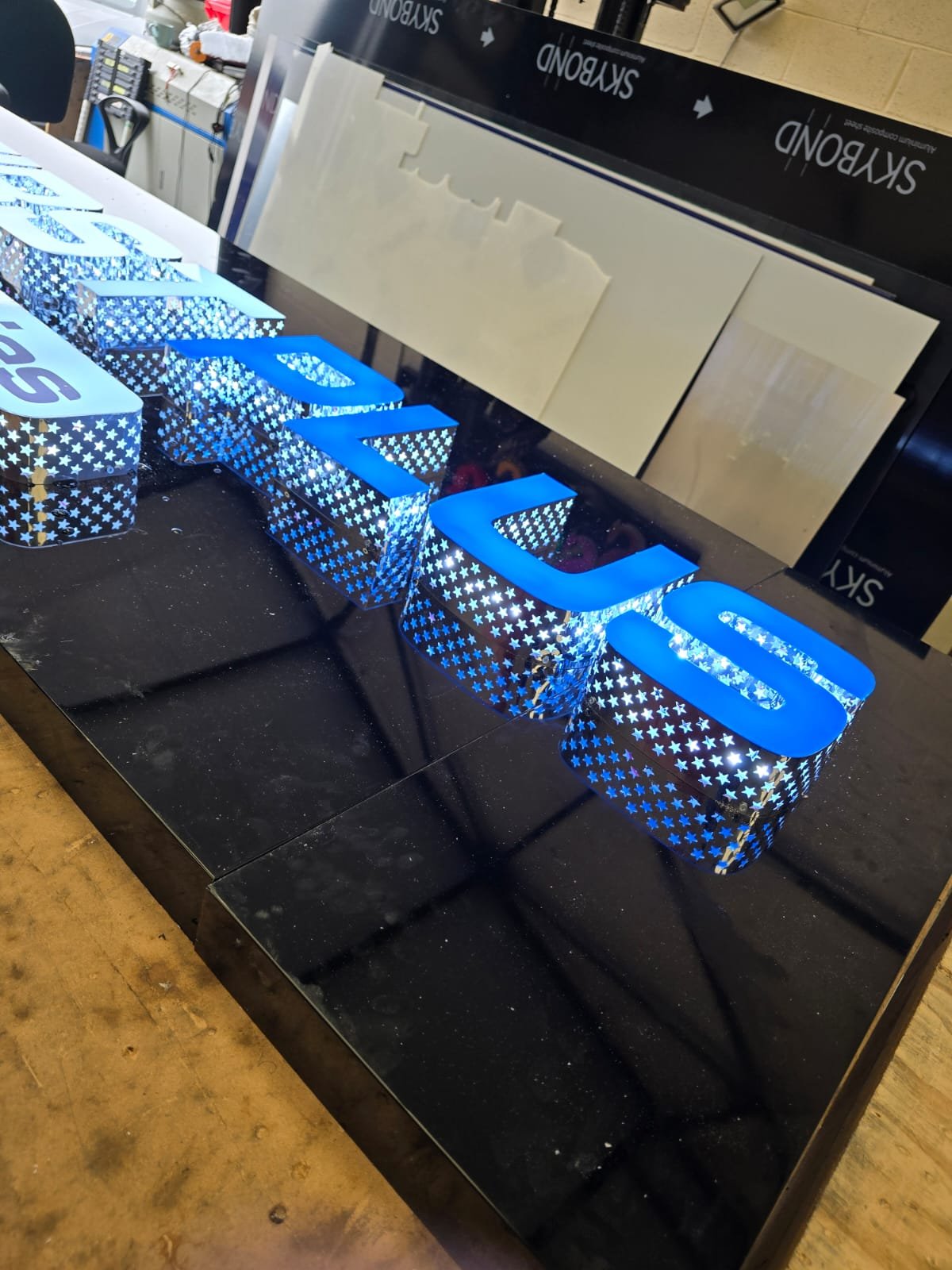 Barber Shop LED light Shop Sign - Atlantic Design Print